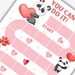 Printable Valentine Reward Chart, Kids Reward Chart, Potty Training ...