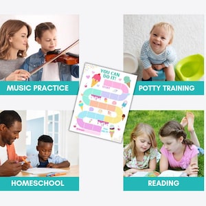 Ice Cream Reward Chart, Behavior Chart, Sticker Chart, Potty Training ...