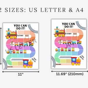 Train Reward Chart, Behavior Charts for the Home, Reward Chart Kids ...