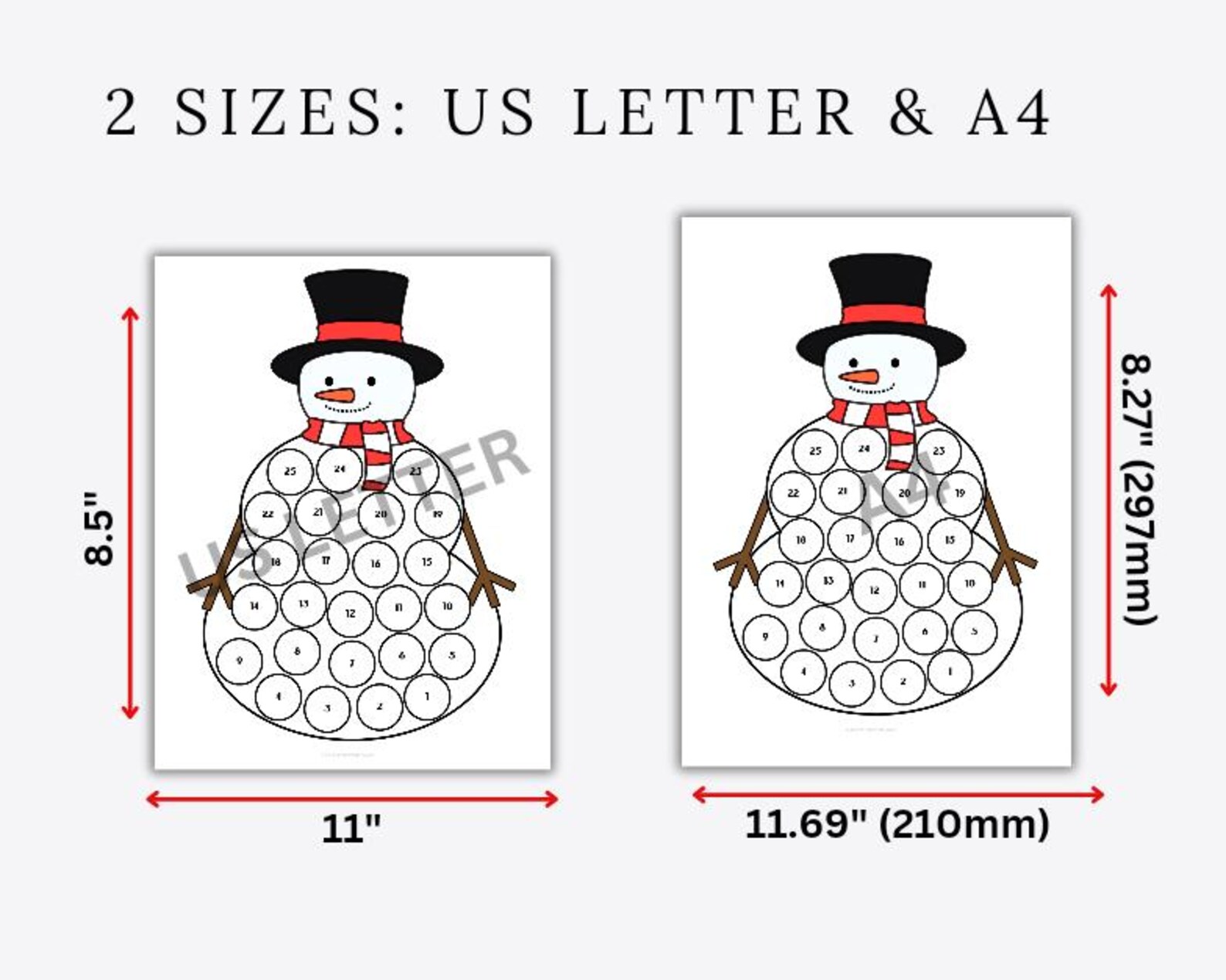 Printable Christmas Countdown, Snowman Reward Chart, Snowman Sticker ...