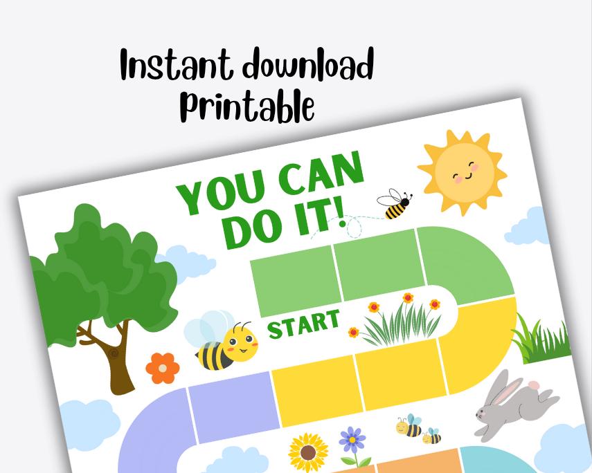 Summer Nature Reward Chart: Kids Behavior Tracker (PDF, JPG, PNG) - Etsy