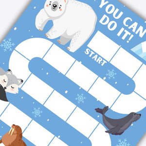 Arctic Animals Reward Chart: Winter Classroom Theme (digital Download ...