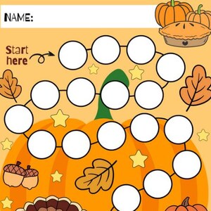 Fall Turkey Reward Chart: Thanksgiving Potty Training (printable) - Etsy