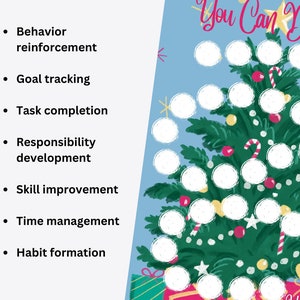 Festive Classroom Reward Chart: Printable Christmas-themed Behavior ...
