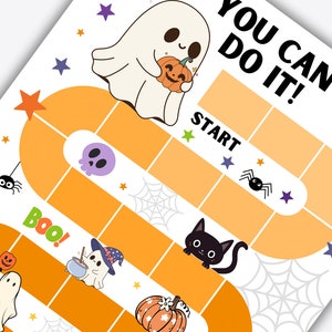 Halloween Reward Chart: Kids Behavior & Potty Training (printable PDF ...