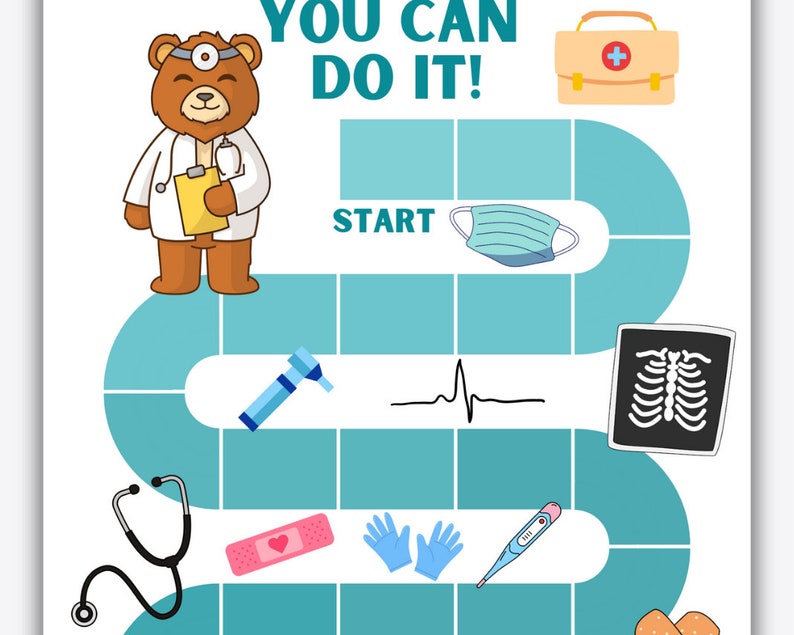 Printable Doctor Visit Reward Chart: Toddler Behavior Tracker (PDF) - Etsy