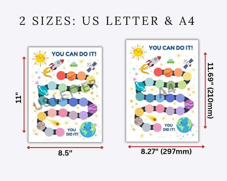 Outer Space Reward Chart Printable, Sticker Chart, Toddler Behaviour ...