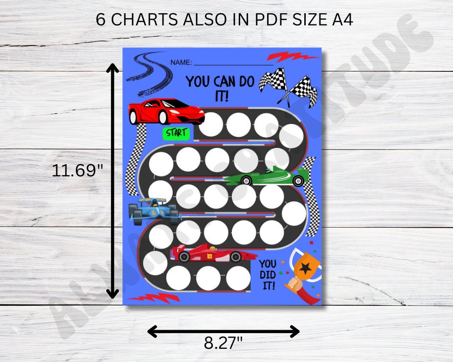 Vehicle Reward Chart Bundle Monster Trucks Firetruck - Etsy