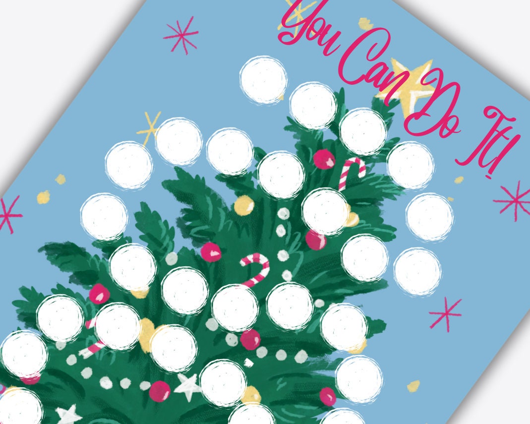 Printable Christmas Reward Chart for Classroom, Printable Reward Chart ...