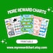 Football-themed Printable Reward Chart for Boys: Behavior, Potty ...