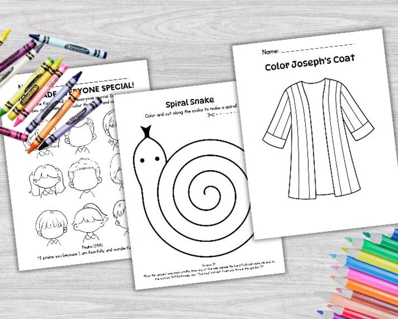 Bible Activity Pack, Preschool Bible Lessons, Church School Printables ...