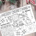 Christmas Activity Placemat, Christmas Coloring Placemat, Printable ...