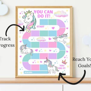 Unicorn Reward Chart for Girls Bundle – Printable Behavior Chart ...