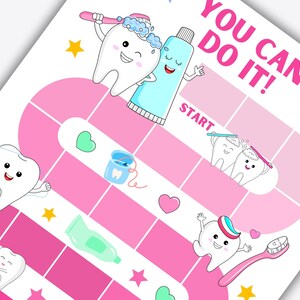 Reward Chart, Brush Your Teeth Reward Chart, Kids Reward Chart, Teeth ...