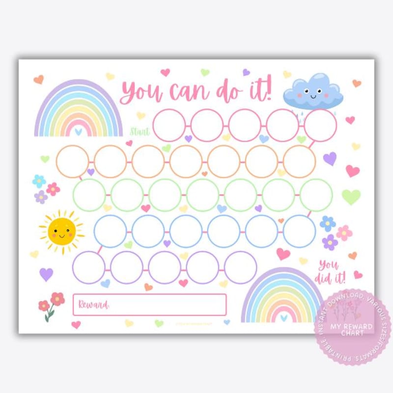 Potty Reward Stickers - Etsy UK