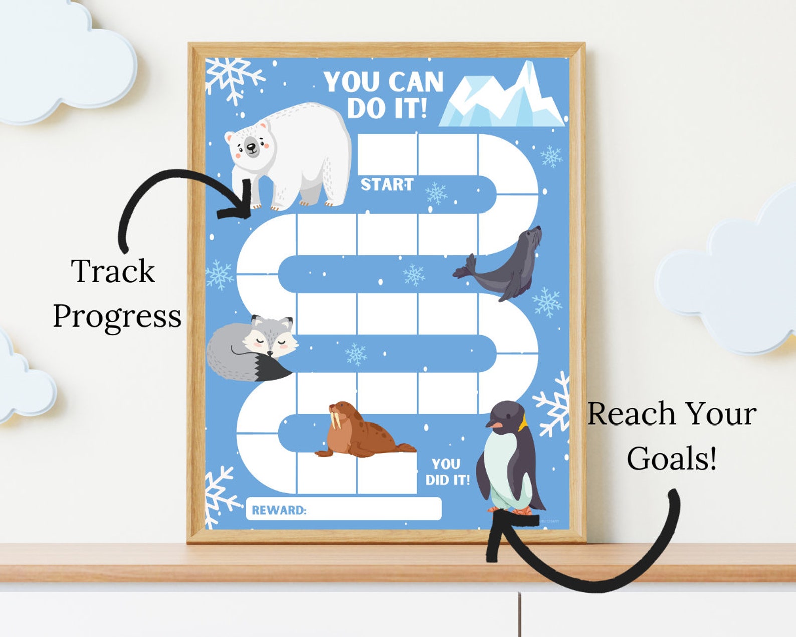 Arctic Animals Reward Chart: Winter Classroom Theme (digital Download ...