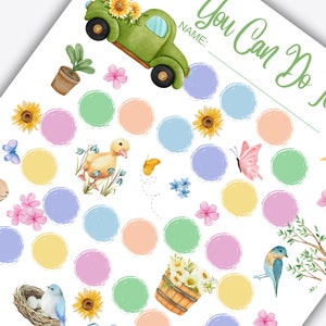 Spring Reward Chart, Flower Class Reward Chart, Summer Reward Chart ...