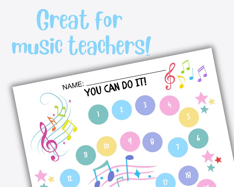 Printable Music Reward Chart, Music Practice, Violin Practice Chart ...