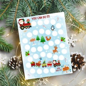 Christmas Train Reward Chart: Potty Training, Behavior (PDF) - Etsy