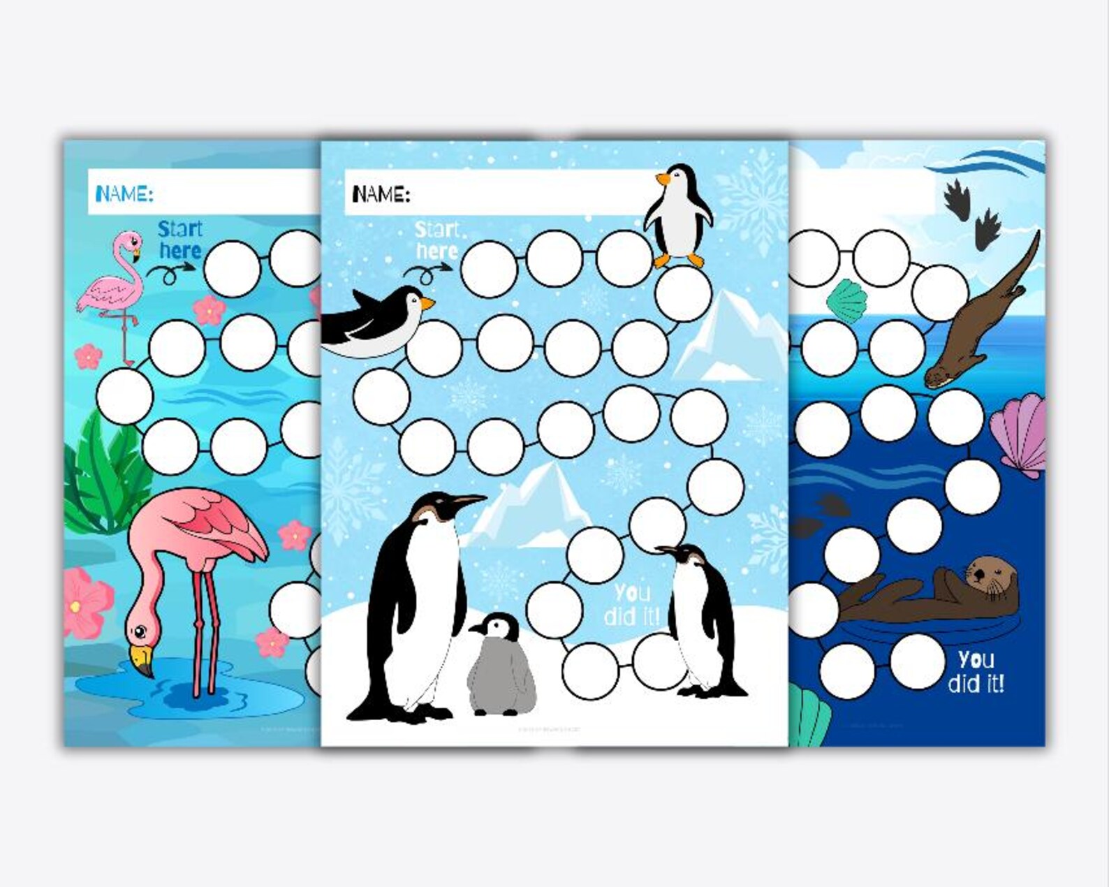 Printable Zoo Animal Reward Charts: Behavior, Potty Training (PDF) - Etsy