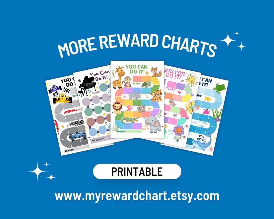 Dragon Reward Chart, Sticker Chart, Behavior Chart, Potty Training ...