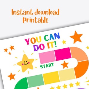 Reward Chart Printable, Sticker Chart, Good Behavior, Points System ...