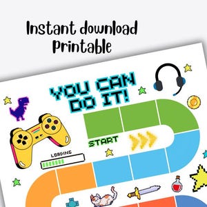 Video Game Reward Chart: Kids Behavior & Chore Tracker (printable) - Etsy
