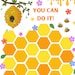 Printable Bee Reward Chart, Honey Bee Behavior Chart, Reward Chart Kids ...