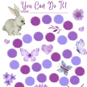 Printable Reward Chart, Easter Reward Chart, Potty Training Chart, Kids ...