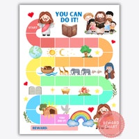 Christian Behavior Chart for Girls: Biblical Star Chart - Etsy