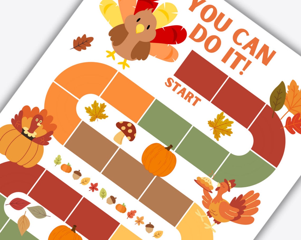 Autumn Turkey Reward Chart: Fall Classroom Behavior, Potty Training ...