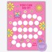 Printable Flower Reward Chart for Girls, Groovy Reward Chart, Flower ...