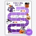 Halloween Cat Reward Chart, Printable Kids Reward Chart, Cat Sticker ...