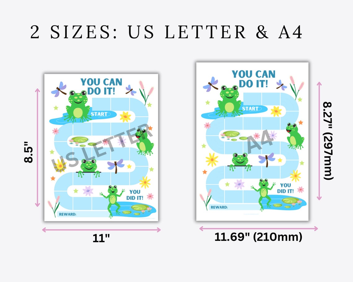 Frog Reward Chart, Reading Reward Chart, Classroom Reward Chart, Adult ...