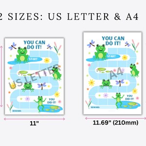 Frog Reward Chart, Reading Reward Chart, Classroom Reward Chart, Adult ...