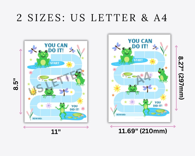 Frog Reward Chart, Reading Reward Chart, Classroom Reward Chart, Adult ...