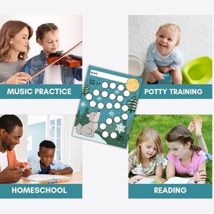 Wolf Reward Chart, Sticker Chart, Printable Reward Chart for Kids ...