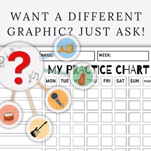 Printable Guitar Practice Reward Chart: Music Progress Tracker (PDF) - Etsy