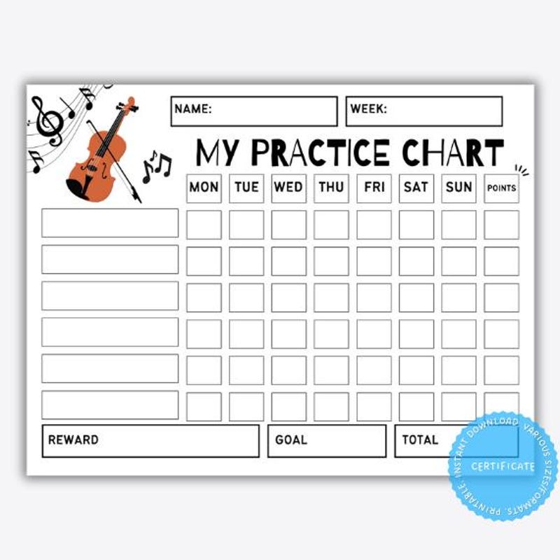Violin Practice Tools - Etsy