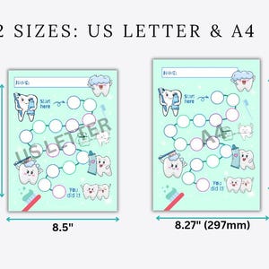 Reward Chart, Kids Brush Teeth Reward Sticker Chart, Behavior Tracker ...