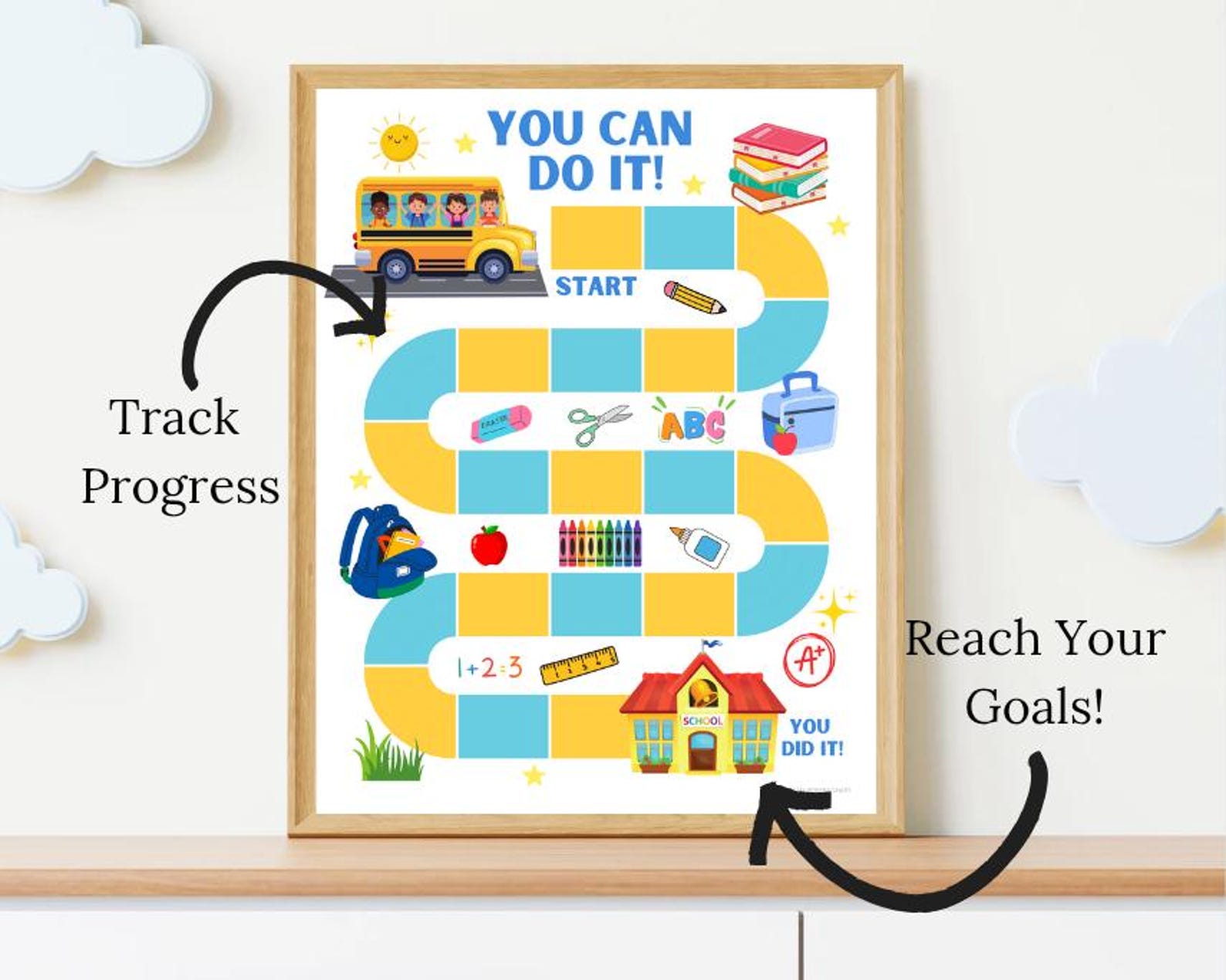 Back to School Reward Chart: Printable Behavior Tracker (PDF Download ...