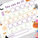 Halloween Reward Chart, Printable Kids Reward Chart, Spooky Sticker ...