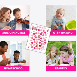 Valentine Reward Chart, Printable Heart Reward Chart, Reward Chart ADHD ...