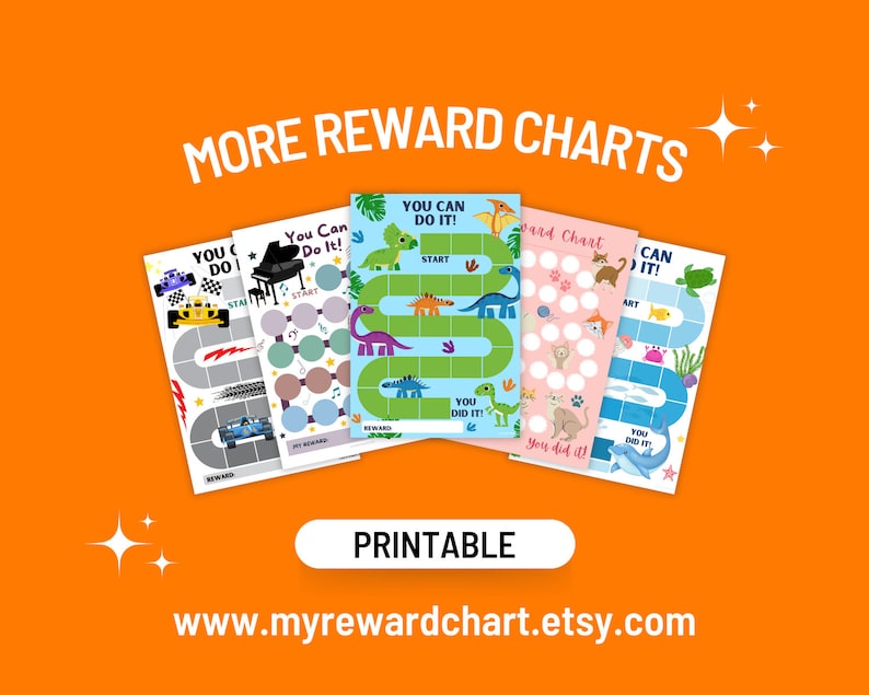Printable Fall Reward Chart for Kids: Woodland Animals (PDF) - Etsy