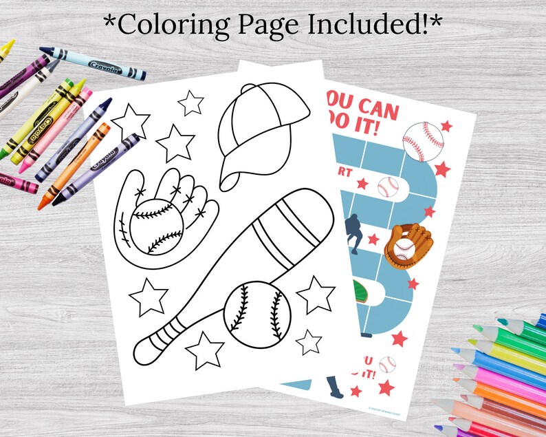 Printable Sports Reward Chart for Kids, Baseball Reward Chart, Boys ...