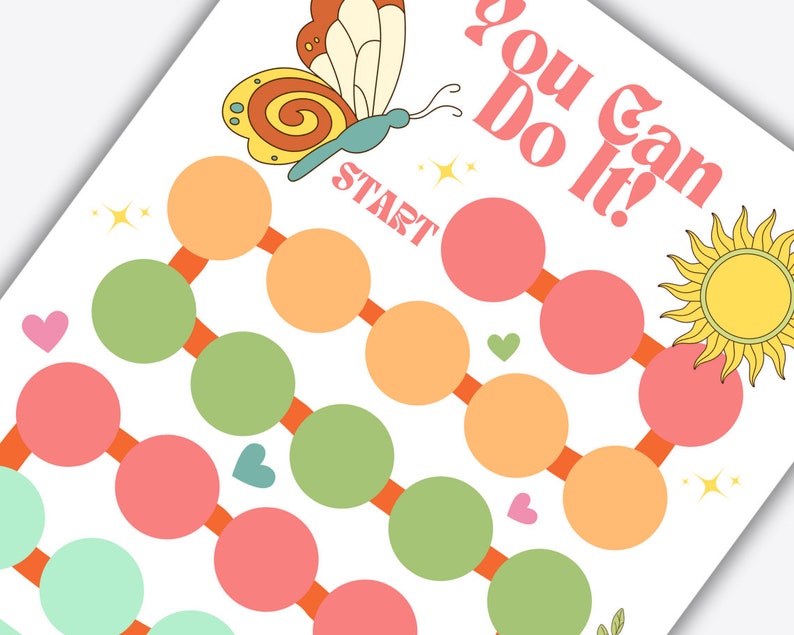 Flower Reward Chart, Butterfly Sticker Chart, Behavior Tool, Classroom ...