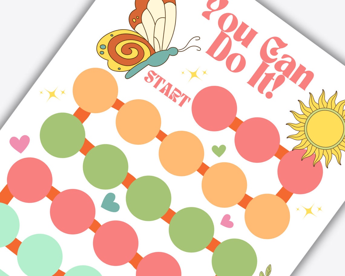 Flower Reward Chart, Butterfly Sticker Chart, Behavior Tool, Classroom ...