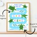 Sea Turtle Reward Chart: Kids Potty Training, Classroom Incentive (PDF ...