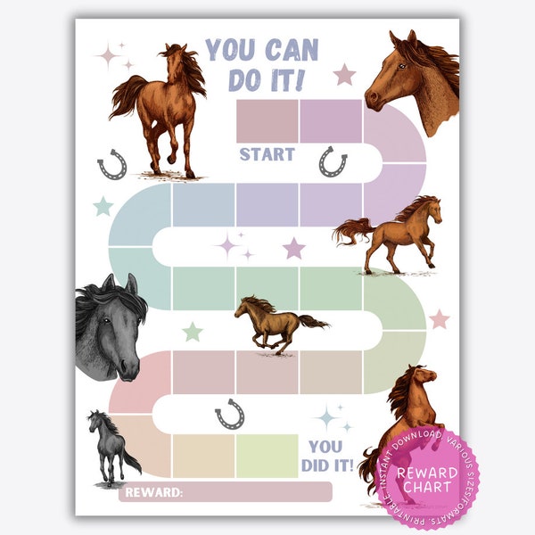Printable Horse Tracker - Etsy