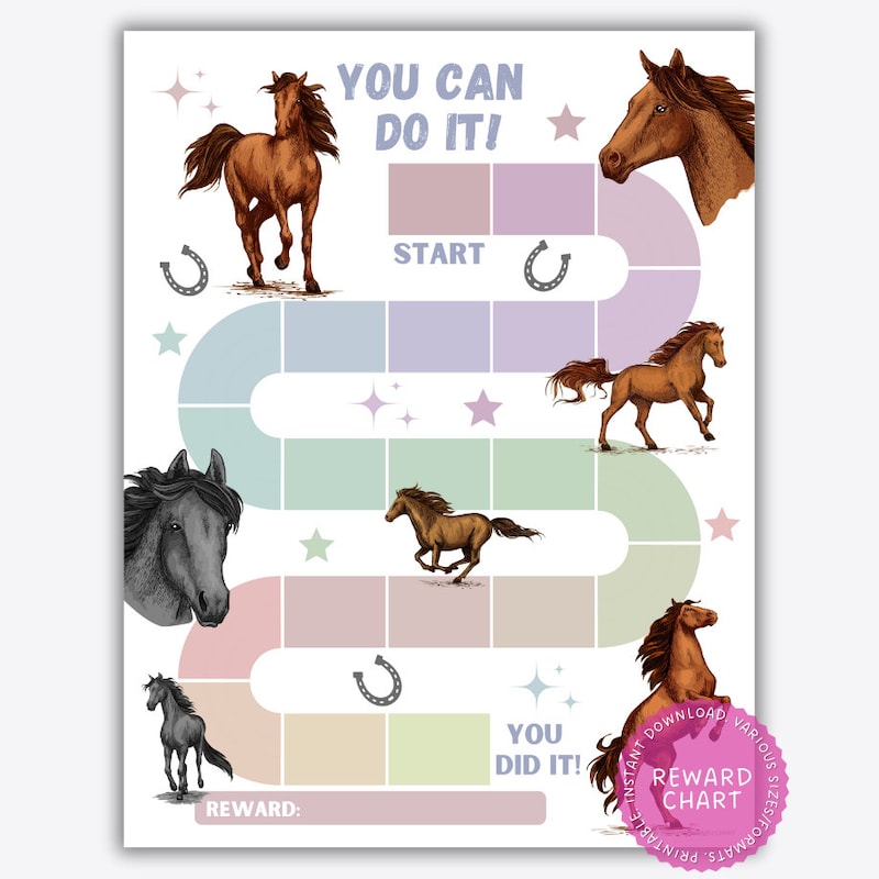 Printable Horse Tracker - Etsy